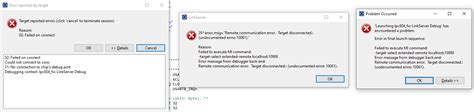Failed On Connect Ee42 Could Not Connect To Core No Connection To