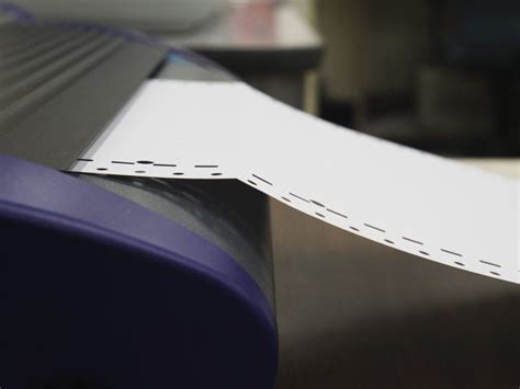 White Fanfold Tractor Feed Braille Transcribing Paper 8 5 X 11 Inches 3 Hole And 19 Hole Punch