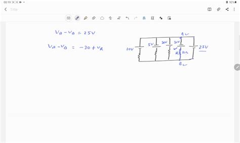 In The Circuit Shown Current Through 30 V Cell Is Numerade
