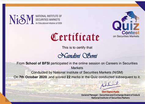 Nandini Soni On Linkedin Securityawareness Certificate