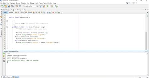 Mengenal Input Data Di Program Java Netbeansscanner Input