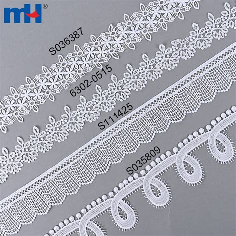 Custom Design Embroidery Chemical Guipure Lace Trim