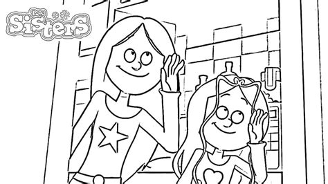 Coloriage Les Sisters 8 Dessin Gratuit à Imprimer