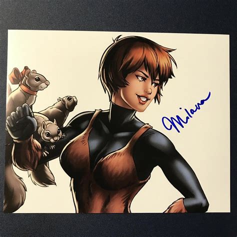 Milana Vayntrub Signed 8x10 Photo Autographed Squirrel Girl Marvel
