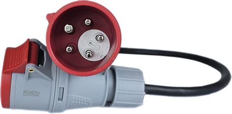 Roadeu Cee Adapter 16a Auf 16a Mit Phasenwender Starkstrom Adapter