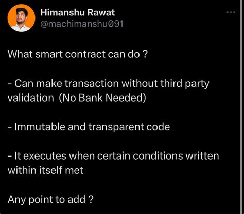 Himanshu Rawat On Linkedin Web3 Smartcontracts Solidity 12 Comments