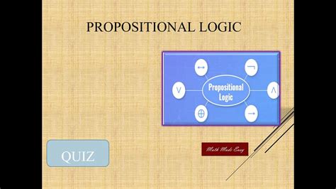 Propositional Logic Youtube