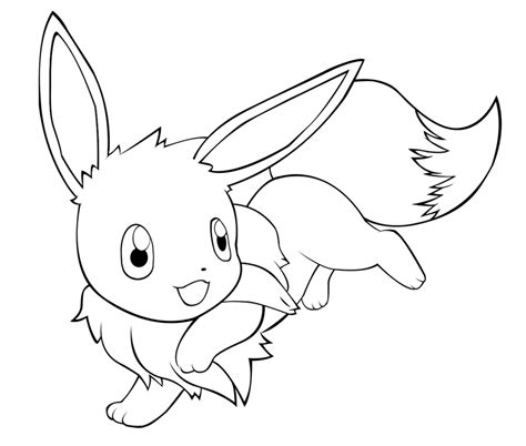 Cg Eevee Line Art By Garicosdesign On Deviantart