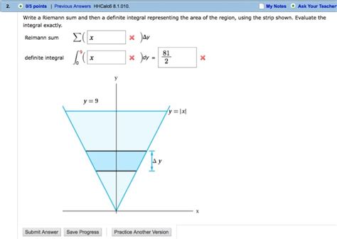 Solved Write A Riemann Sum And Then A Definite Integral