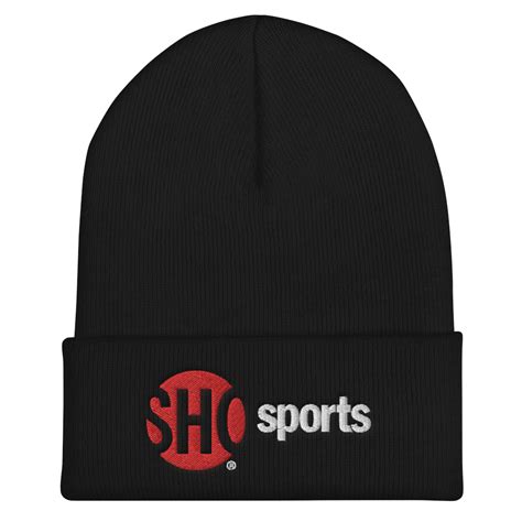 Showtime Sport Sho Sport Red Bugsumriss Logo Bestickte Mütze