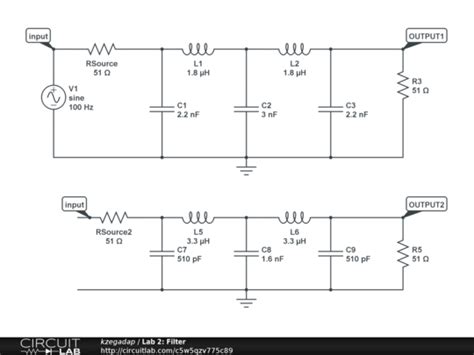 Lab Filter CircuitLab