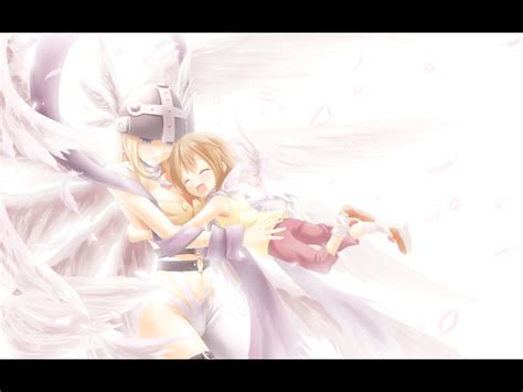 Yagami Hikari And Angewomon Digimon And More Drawn By Akkijin