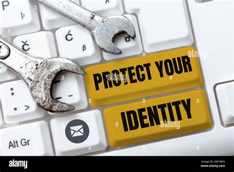 Conceptual Display Protect Your Identity Business Overview Enabling Privacy On Your Social