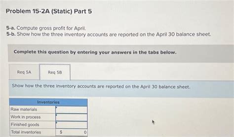 problem 15 2a static computing and recording job