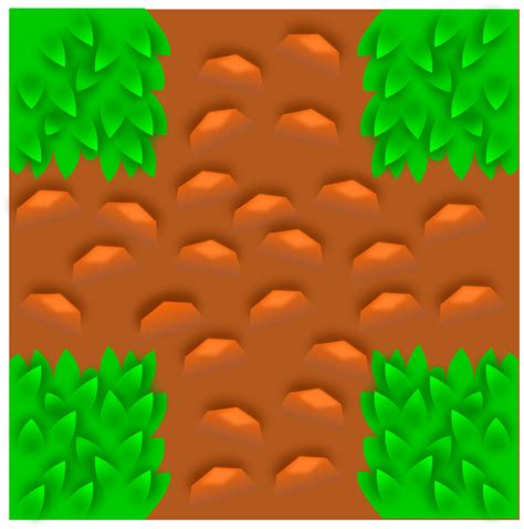 Clipart Grass Tile Pattern Game Component Vector Based