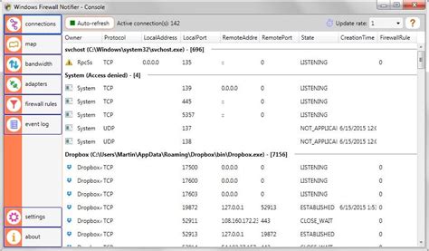 A First Look At Windows Firewall Notifier 2 Ghacks Tech News
