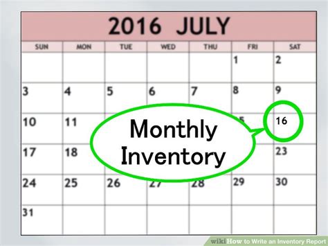 How To Write An Inventory Report Steps With Pictures