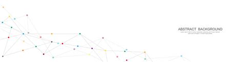 추상적인 다각형 배경과 점과 선을 연결하는 웹 사이트 헤더 또는 배너 디자인 글로벌 네트워크 연결 텍스트에 대한 신경질 배경과 공간을 가진 디지털 기술 0명에 대한 스톡