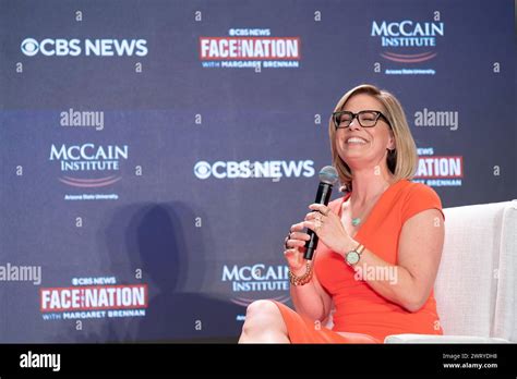 Cbs Face The Nation Margaret Brennan Interviews Arizona Senator Kyrsten