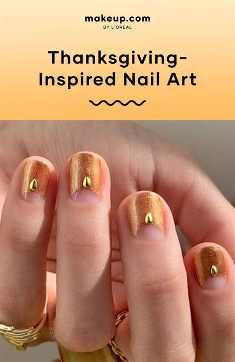6 Thanksgiving Themed Manicures By Loréal Nail Art Nail Designs Fall Nail Art