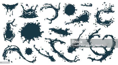 물보라가 튀고 물방울이 흩뿌려지면서 공기 중에 떠 있는 신선하고 육즙이 많은 액체의 역동적인 요소 물 과일 주스 또는 혈액 잉크 얼룩의 다양한 동적 요소 개체 그룹에 대한