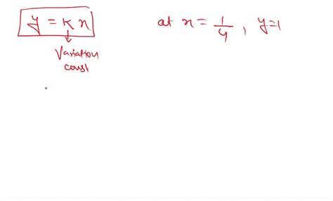 solved find the variation constant and an equation of variation for the