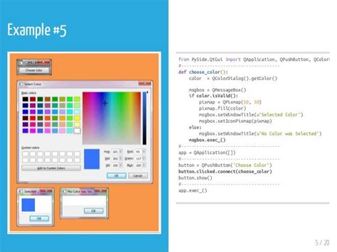 Python Gui Pyside