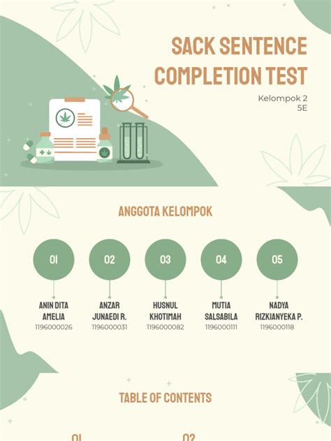 Sack Sentence Completion Test Ssct Administrasi Tes Psikologi Tes Kognitif Pdf