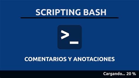🟦 Scripting Bash Comentarios En El Código Youtube