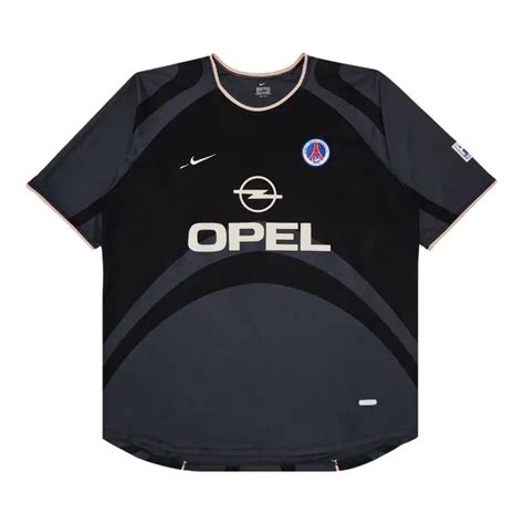 Paris Saint Germain Vintage Third Stadium Jersey Black Editorialist