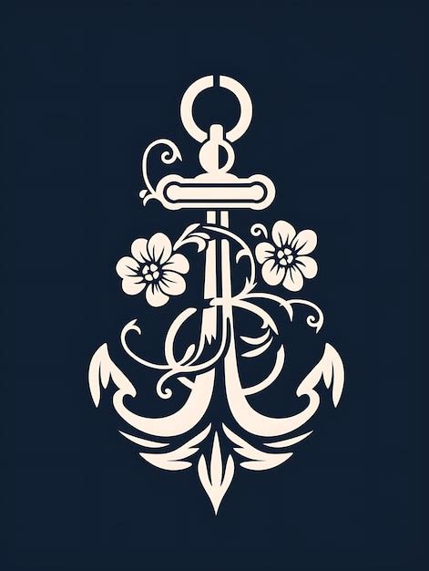 Premium Photo Background Of Nautical Wedding Invitation Card Anchor Shape Navy Blue Pape