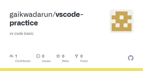 Github Gaikwadarunvscode Practice Vs Code Basic