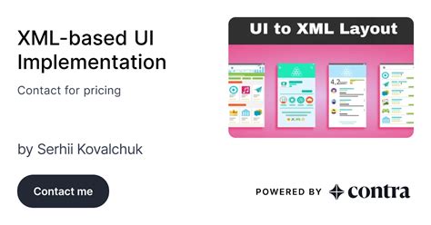 Xml Based Ui Implementation By Serhii Kovalchuk