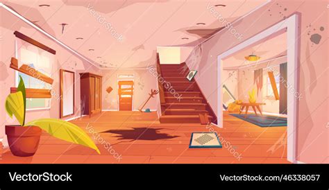 Messy Living Room Cartoon