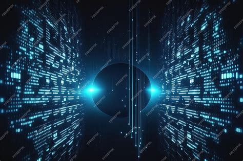 Premium Ai Image Abstract Technology Network Background Generative Ai