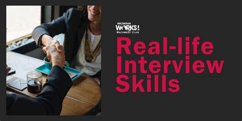 Real Life Interview Skills Macombst Clair Michigan Works