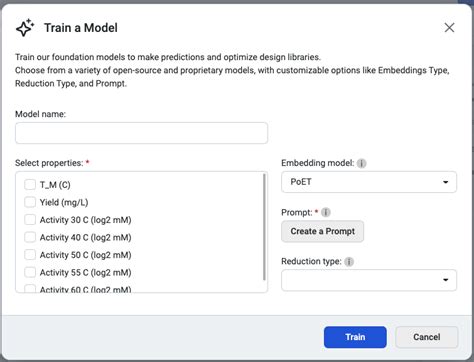 Training Custom Models