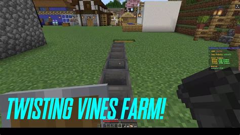 Minecraft 56 How To Build Twisting Vines Farm Youtube