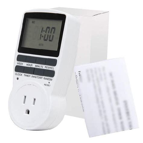 British UK Standard Digital Timer Switch Plug Socket Coowor