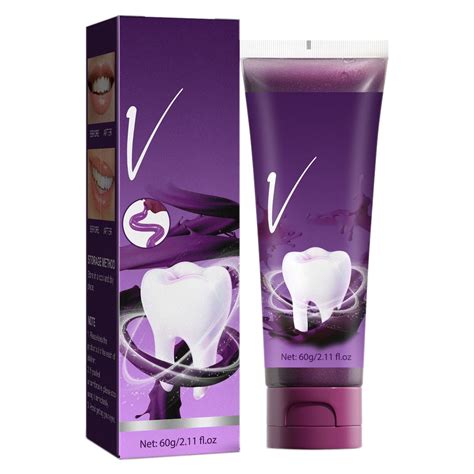 Toothpaste Purple Tone Brightening Toothpaste To Yellow Stains White