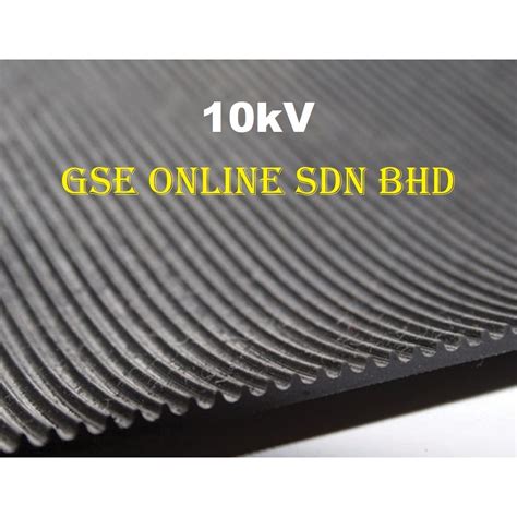Sbr10 Low Voltage Electrical Insulation Mat 3mm X 1m X 3m Non