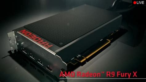 Amd Launches The Radeon R Fury Range X Fiji Gpu Products Graphics News Hexus Net