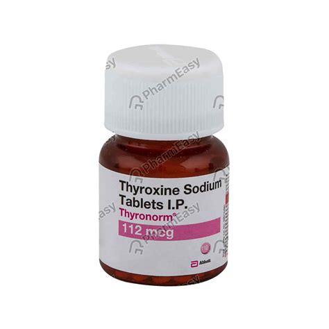 Buy Thyronorm 112mcg Bottle Of 120 Tablets Online At Flat 18 Off