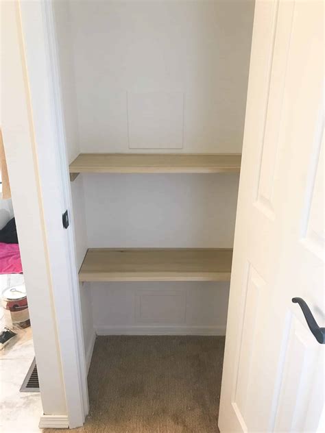 Diy Floating Closet Shelves At Mackenzie Kevin Blog