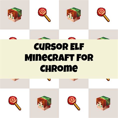 Cursor Cursor Elf Minecraft For Chrome For Chrome Cursor Space