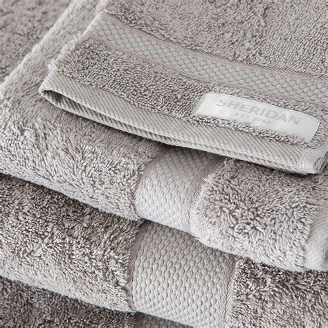 Sheridan Luxury Egyptian Towel Collection Face Washer X2 In Cloud Grey