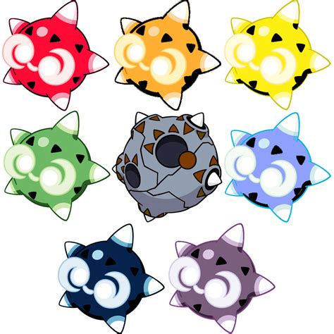 Colors Of Minior Pokemon