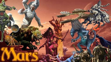 All Martians In The Barsoom Series Princess Of Mars John Carter Youtube
