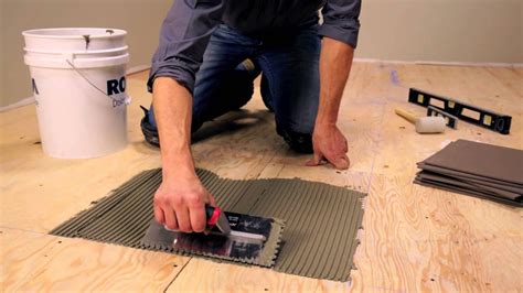How To Lay Ceramic Tile On Concrete Floor Video Flooring Ideas