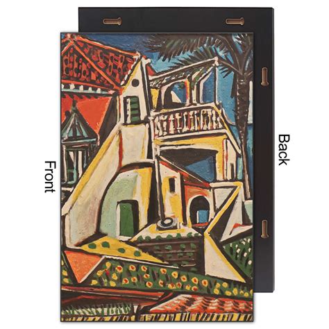 Custom Mediterranean Landscape By Pablo Picasso Wood Prints